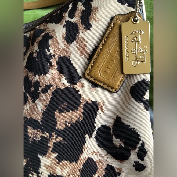 Coach | Bags | Coach Ocelot Print Shoulder Bag | Poshmark